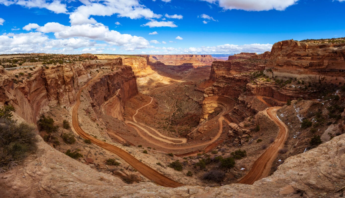 Shafer Trail Road in Canyonlands National Park